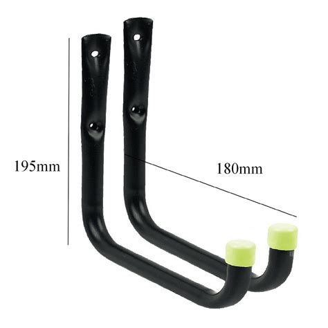 2 X Heavy Duty 18cm Storage Hooks Wall Mounted — Homesmart