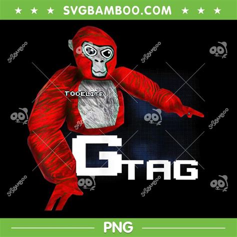Funny Gorilla Monke Tag Png Vr Game Gorilla Tag Png Tooelite G Tag