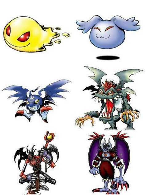 My Daemon Evolution Line By Udinbono On Deviantart