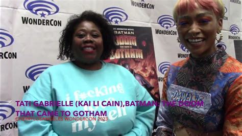Exclusive Interview W Tati Gabrielle Kai Li Cain Batman The Doom That Came To Gotham Youtube