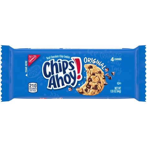 Chips Ahoy Original Chocolate Chip Single Serve Cookies 155 Oz Kroger