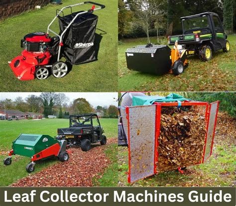 A Leaf Collector Machines Guide For Outdoor Maintenance