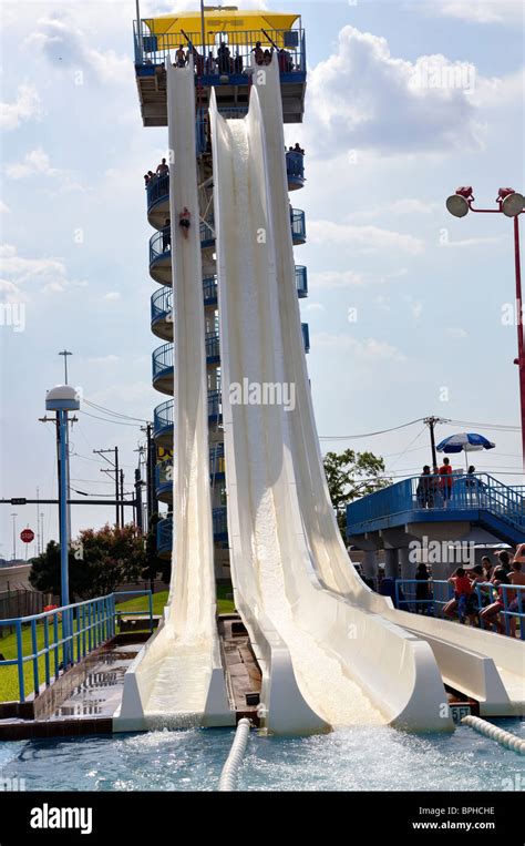 Water Slide At Hurricane Harbor Waterpark Six Flags Over Texas