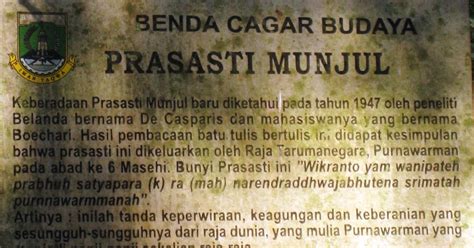 Tutur Cerita Rakyat Legenda Prasasti Munjul