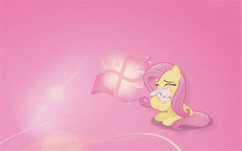 Fluttershy Windows Wallpaper Pc Laptop Mlp Pink Baggrunde Baggrund Lol