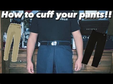 How To Cuff Your Pants👖 Youtube