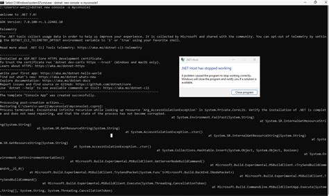 Emulated X And X Net On Arm Can T Create New Project Issue Dotnet Runtime