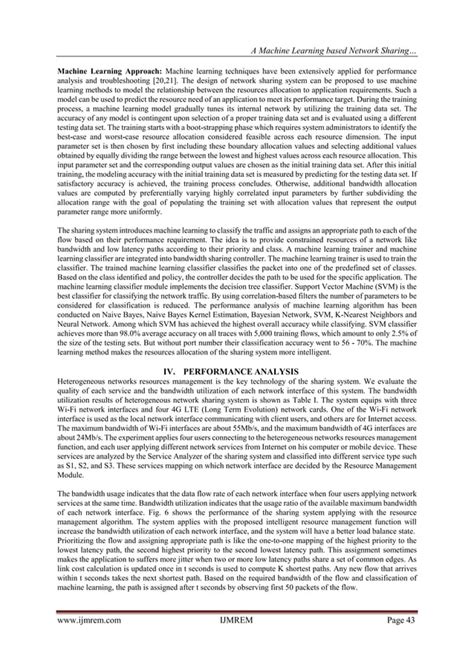 A Machine Learning Based Network Sharing System Design With Mptcp Pdf