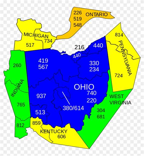 Ohio Zip Code Map Printable Free Printable Download