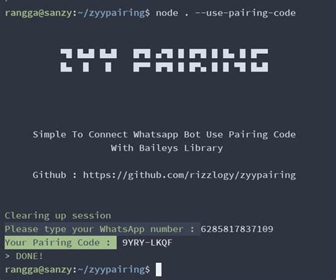 Github Rizzlogy Zyypairing Example Connect Whatsapp With Baileys Code Pairing