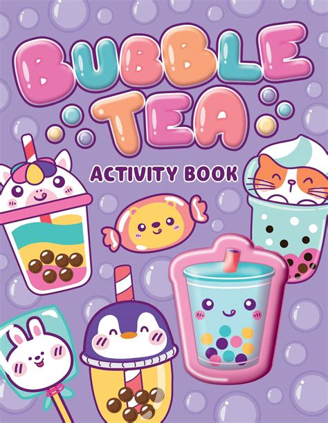 Bubble Tea Activity Book With Squishy