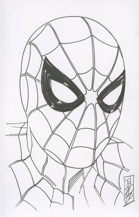 Easy Spiderman Drawing Pencil