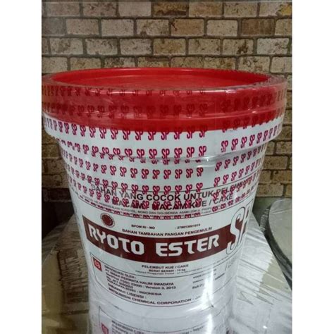 Promo Ryoto Ester Sp 15kg Bahan Yang Cocok Untuk Pengemulsi Campuran