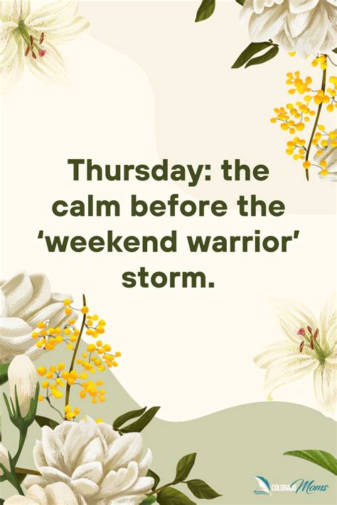 300 Funny Thursday Inspirational Quotes And Sayings 2024 Colorado Moms