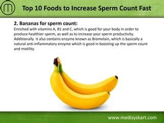 Top 10 Foods to Increase Sperm Count Fast | PPT
