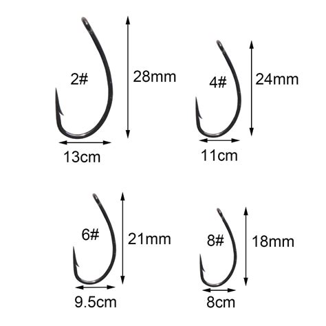 Jsm 20 Pcs Carp Fishing Hooks High Carbon Steel Fi Grandado