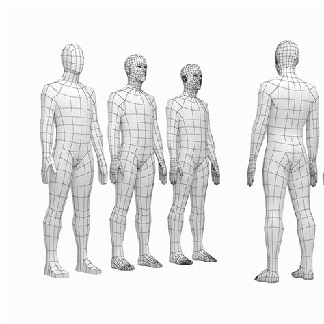 Male Body Drawing Base