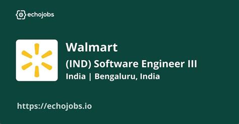 walmart is hiring ind software engineer iii india bengaluru india
