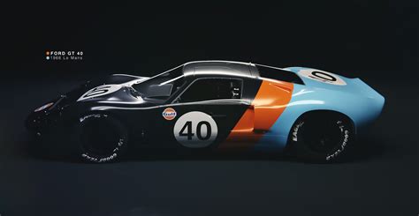 1966 Ford Gt40 Le Mans Race Car Custom Sports Cars