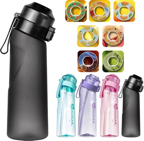 Fienza Sports Air Water Bottle With 7 Flavour Pods 650ml Starter Up