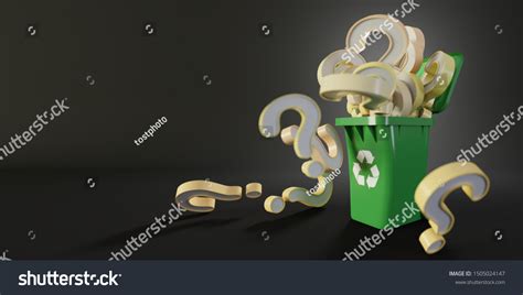 Plastic Waste Recycle Problem Concept Original Stock Illustration