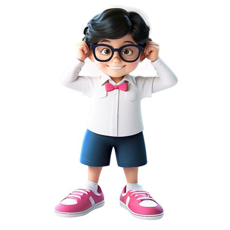 Download Nerd Character Cartoon Png 05232024
