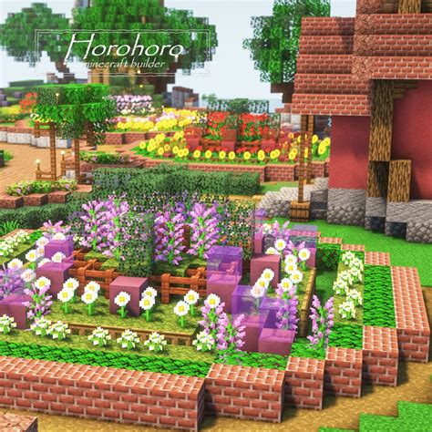 Minecraft Flower Garden