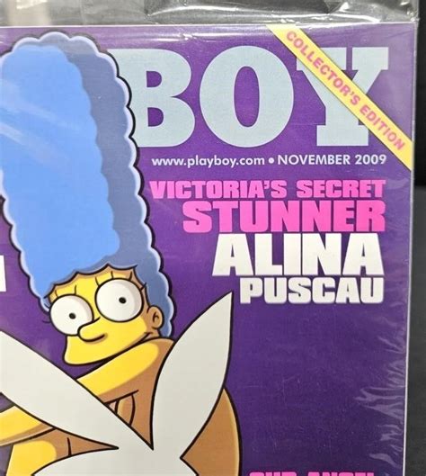 Marge Simpson On Playboy Cover Collectors Edition 4752464565