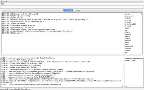 Swingirc A Simple Irc Client