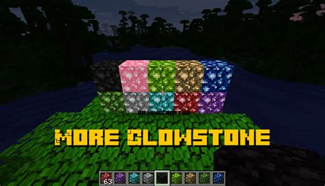 Скачать More Glowstone больше цветов светящихся блоков [1 13 2