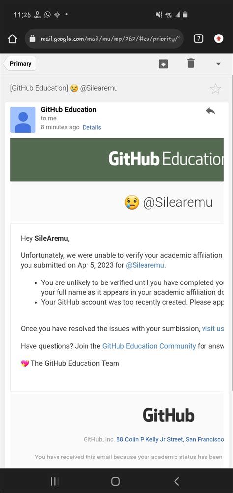 Github Education Impossible Verification · Community · Discussion 47976 · Github