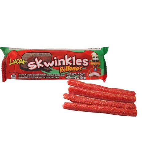 Skwinkles Rellenos Sandia Lucas Mexican Candy 12 Pack 26 G Each