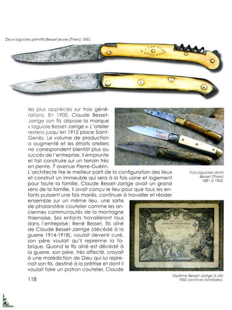 History Of The Laguiole Knife Libertys Books