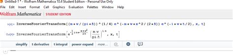 Symbolic Math Why Isnt Mathematica Outputting The Inverse Fourier