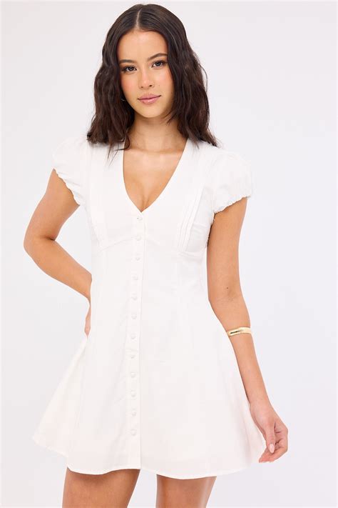 Perfect Stranger Arielle Mini Dress White Universal Store