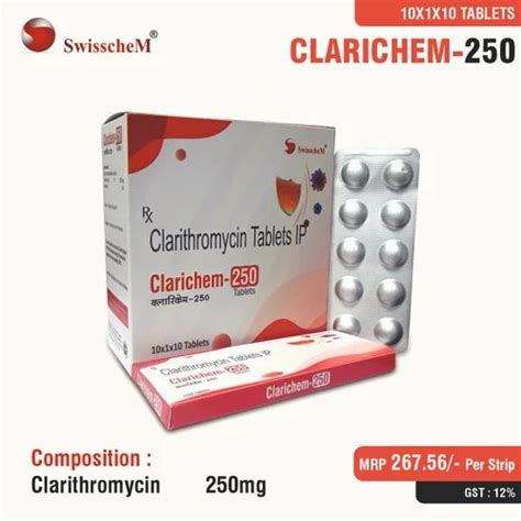 Clarithromycin Tablets Ip 250 Mg At ₹ 26756box In Panchkula Id