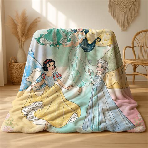 Personalized Disney Princess Blanket Princess Girl T Personalized