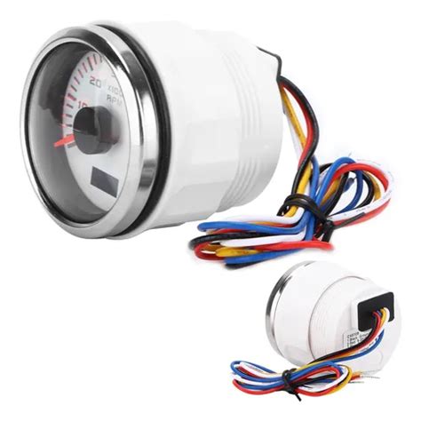 Tacômetro Pointer 52mm 6k Gauge Ip67 Impermeável Para 18 Frete Grátis