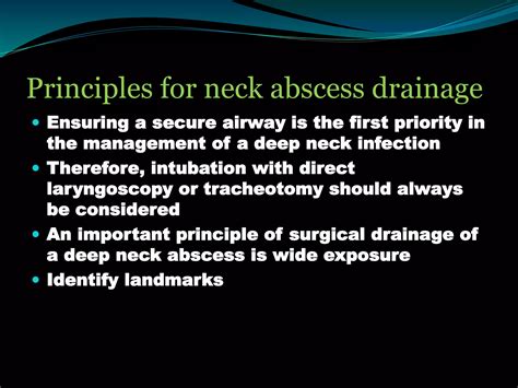 Surgical Treatment Of Paraphyrngeal And Retropharyngeal Abscesses Pptx