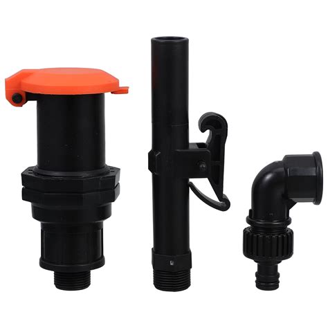 Hemoton Water Drill Quick Connector Irrigation Coupling Valve Black