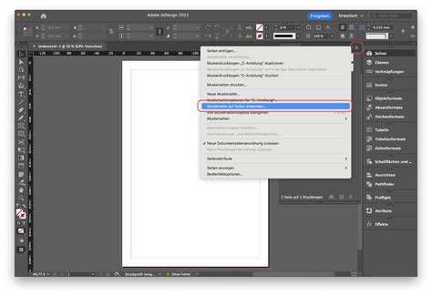 Musterseiten In Indesign Anlegen ☑️ Anleitung