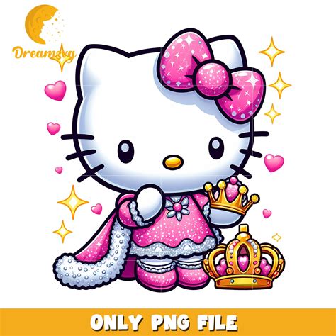 Wallpaper Hello Kitty Glitter