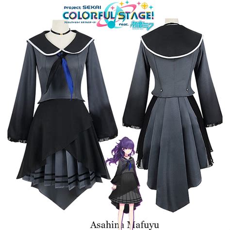 Complete Set Cosplay For Asahina Mafuyu Includes Top Skirt More