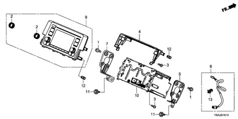 39170 Tba A21 Genuine Honda Panel Assy Base