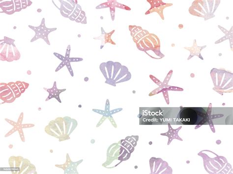 Seashell Background Stock Illustration Download Image Now August
