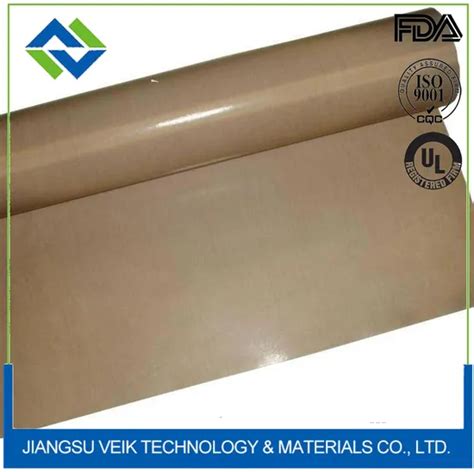 Brown Color Ptfe Fiberglass Fabric Ptfe Fabric And Ptfe Coated Fabric