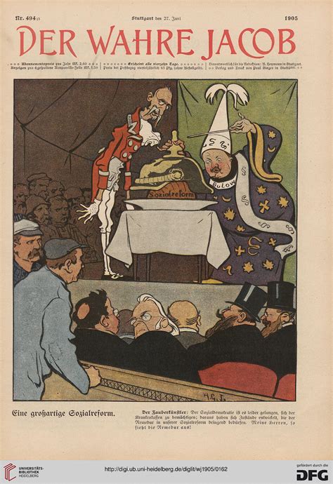 Der Wahre Jakob Illustrierte Zeitschrift Für Satire Humor Und