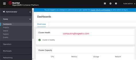 Check Pod Container Metrics On OpenShift Kubernetes ComputingForGeeks