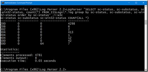 Lab 13 Using LogParser The Best C Programmer In The World Benjamin Perkins