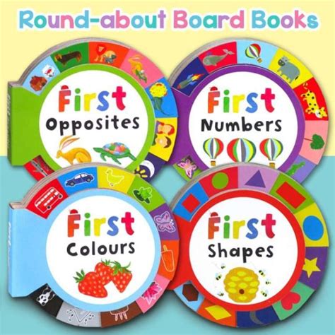 Promo First Numbers Opposites Shapes Colours Roundabout Board